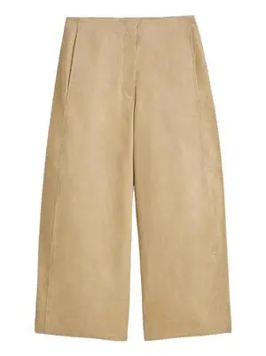 Cos Corduroy Barrel-leg Pants - Beige