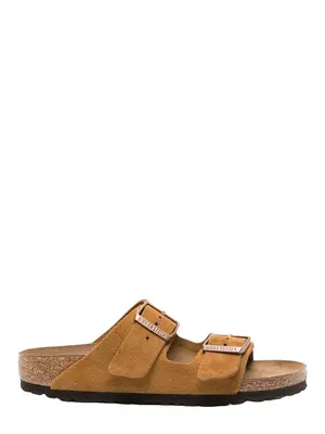 BIRKENSTOCK Arizona Sandals - Leather Brown