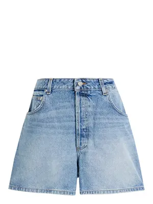 EB DENIM Scout Denim Shorts - Mid Denim
