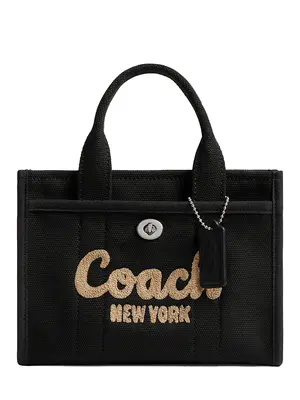 COACH Cargo Tote Bag 20 - Silver/black