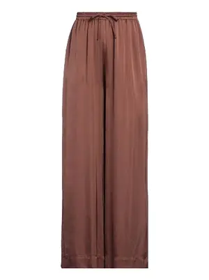 Rossopuro Relaxed Fit Wide Leg Pants - Brown