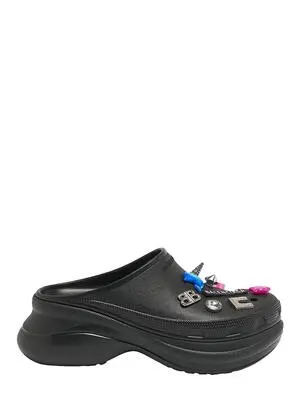 Balenciaga X Crocs Platform Mules - Noir