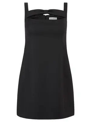 Nina Ricci Wool Mini Dress - Black