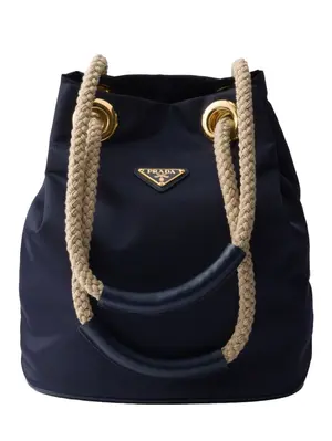 Prada Small Mariner Bucket Bag - Blue