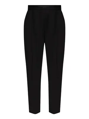 Helmut Lang Virgin Wool Trousers - Black