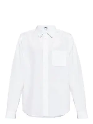 Loewe Anagram-embroidered Shirt - White