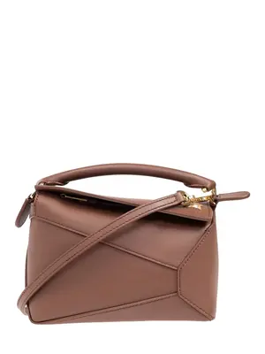 Loewe LOEWE Mini Puzzle Tote Bag Brown