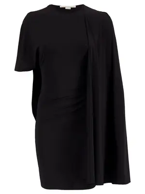 Stella McCartney Asymmetric Mini Dress - Black