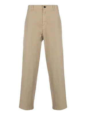 DEPARTMENT 5 Mid-rise Stretch-cotton Chinos - Neutrals
