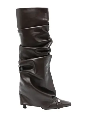 Attico 95mm Juno Boots - Brown
