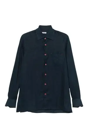Kiton Linen Shirt - Blue