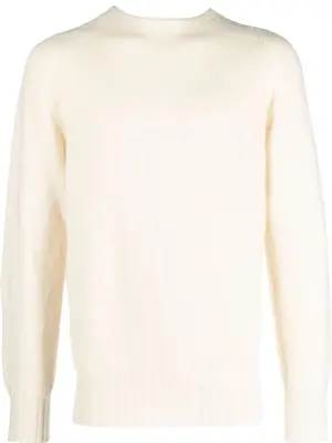 Howlin' Crew-neck Wool Jumper - White