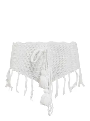 MATIMI Crochet-knit Shorts - White