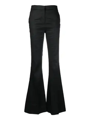 OMBRA MILANO OMBRA MILANO High-Waisted Flared Trousers
