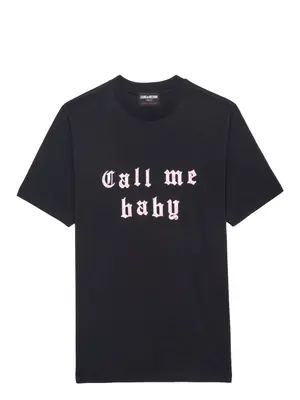 Zadig&Voltaire Slogan-print T-shirt - Black