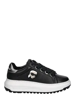 Karl Lagerfeld Kapri Ikonik Sneakers - Black