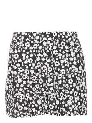 Marni Floral-print Shorts - Black