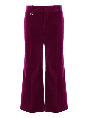 Chloé Flared Trousers - Purple