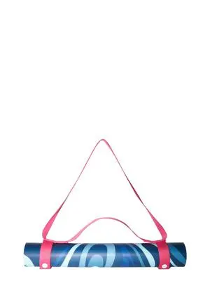 Emilio Pucci Marmo-print Yoga Mat - Blue