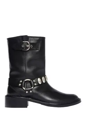 Freda Salvador Aeri Harness Boots - Black