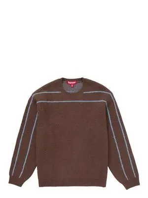 Supreme Striped Sweater - Brown
