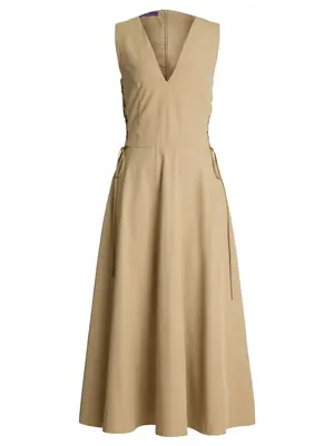 Ralph Lauren Renna Midi Dress - Neutrals