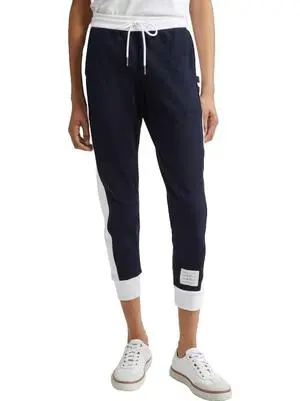 Thom Browne Thom Browne Classic Cotton Jersey Joggers Navy