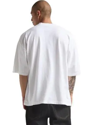 SHAKA WEAR Garment Dye Drop Shoulder Oversize Tee - White