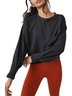 Free People Inspire Pullover - Black