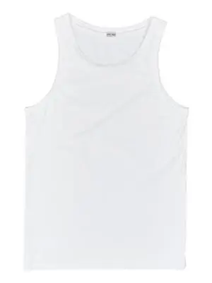 HOM Supreme Cotton Tank Top - White