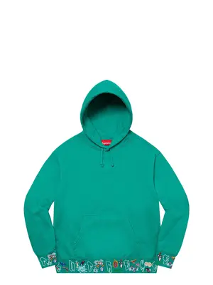 Supreme Supreme AOI Icons Hooded Sweatshirt Teal