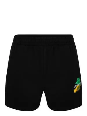Off-White Brush Arrow Sweatshorts - Black
