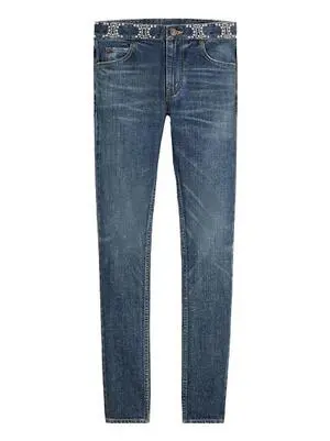Celine Denim Neo Skinny Jeans - Clean Dark Union Wash