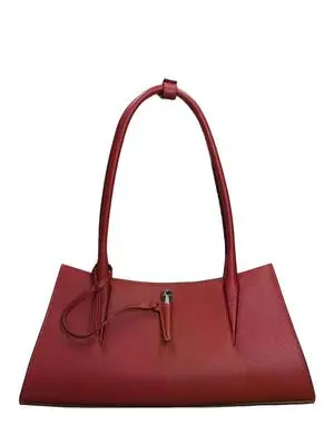 MUGLER Fang Shoulder Bag - Red