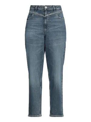 Guess Jeans With Crystal Appliqués - Blue