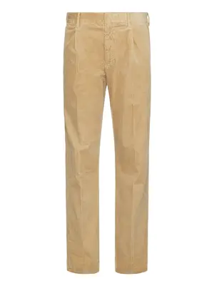 Nn07 Bill Corduroy Trousers - White Pepper