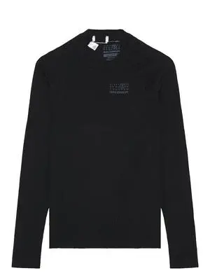 MAISON MARGIELA X Salomon Long-sleeved Top In Black - Deep Black