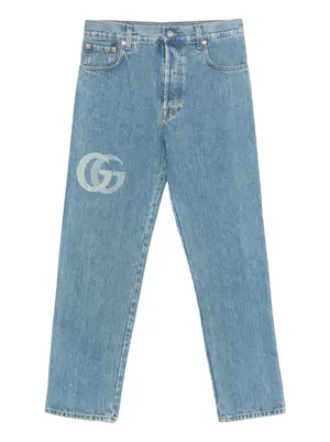 Gucci Cropped Jeans - Blue