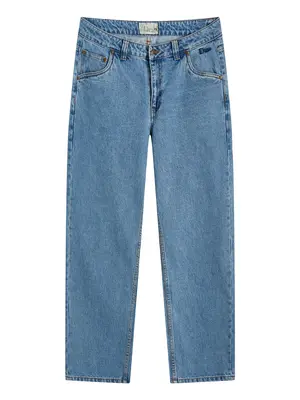 DIME Classic Relaxed Denim Jeans - Blue Washed