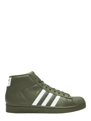 Adidas Pro Model Hi-top Sneakers - Green