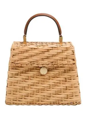 CULT GAIA Sybil Rattan Crossbody Bag