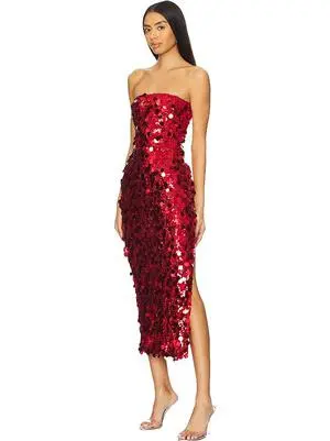 Runaway The Label X Gabourne Dress - Red | Editorialist