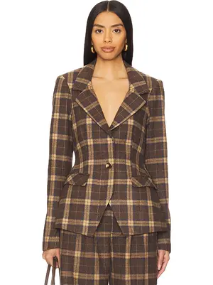 GUIZIO Cooper Tartan Blazer - Multi