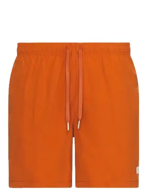 BATHER Swim Trunk In Orange - Solid Ginger