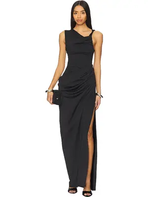 LOVERS AND FRIENDS Athena Gown - Black