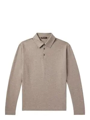 Loro Piana Cashmere Polo Shirt - Neutrals