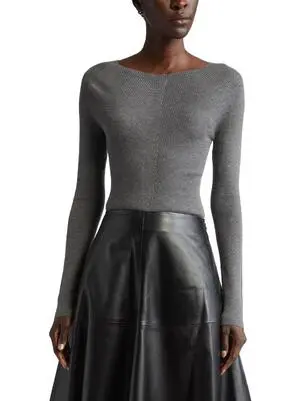 Altuzarra Lee Cashmere Sweater - 000021 Carbon Melange