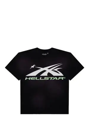 HELLSTAR Glow In The Dark Sports Logo T-shirt - Purple