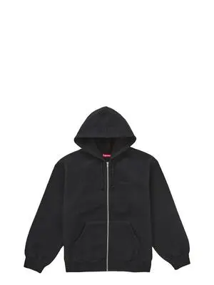 Supreme Pilled Zip Up Hoodie - Black