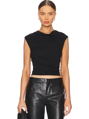 Simkhai Casmi Sleeveless Top - Black